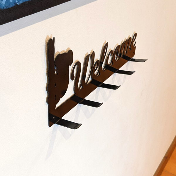 Welcome Hook Sign - Koala – Custom Steel Appeal