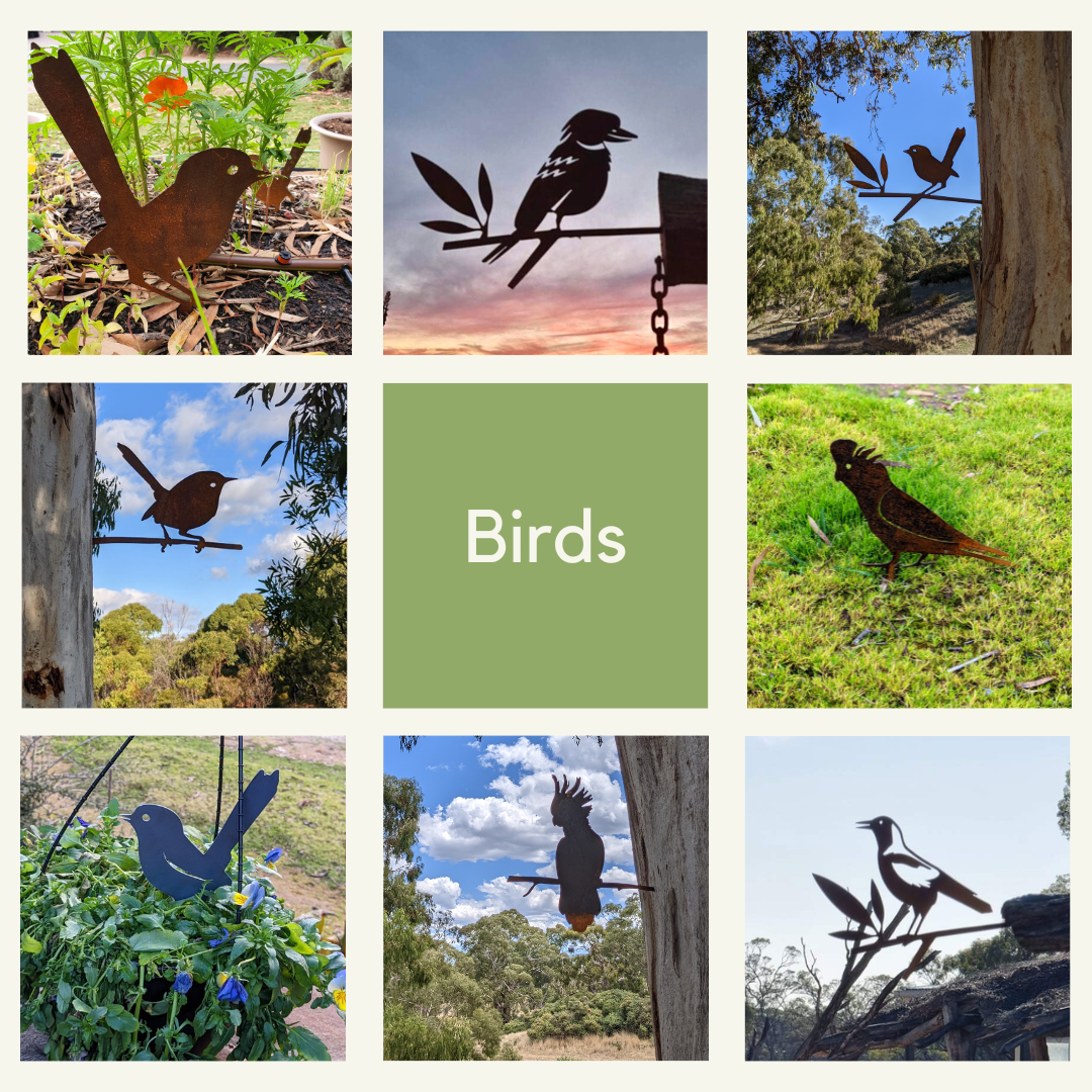 Bird Garden Ornaments | Custom Steel Appeal