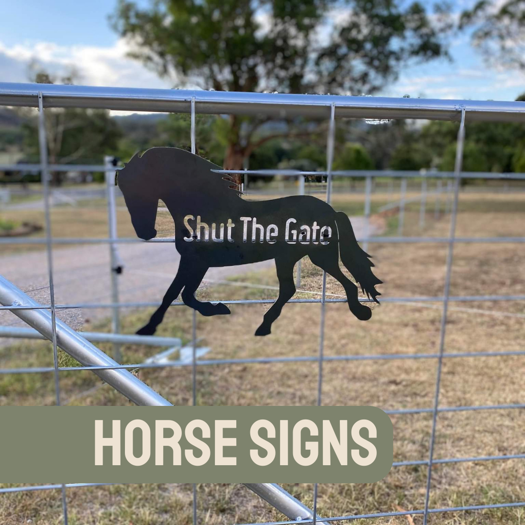 Metal Horse Signs | Custom Steel Appeal