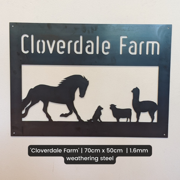 Custom House Signs Australia | Custom Steel Appeal