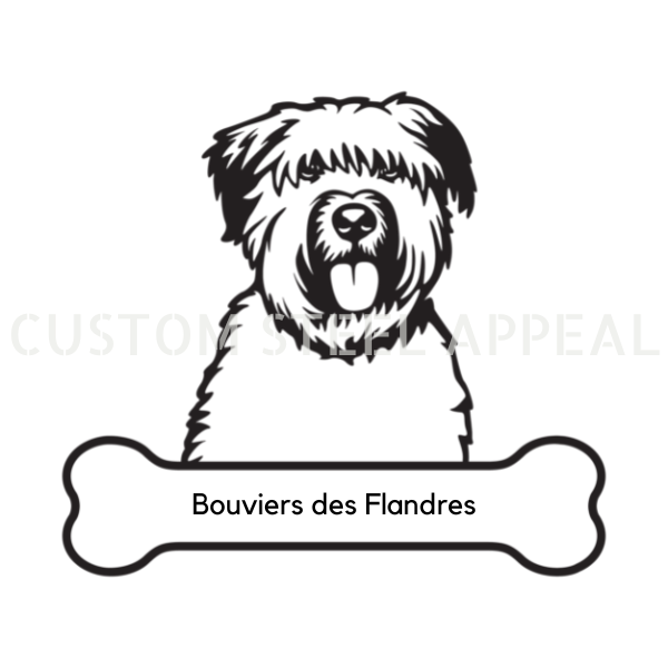 Bouviers des Flandres Dog Portrait Signs – Custom Steel Appeal