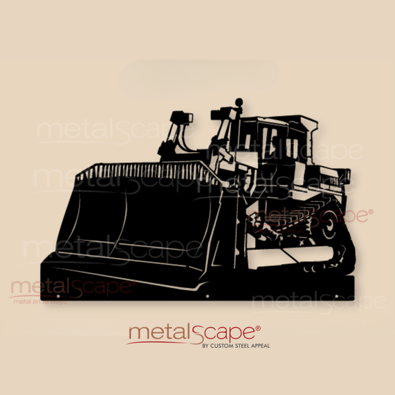 Caterpillar CAT Dozer D9R Wall Art – Custom Steel Appeal
