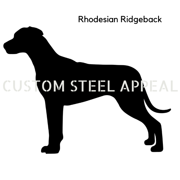 Custom Made Rhodesian Ridgeback Dog Pet Memorial | Custom Steel Appeal