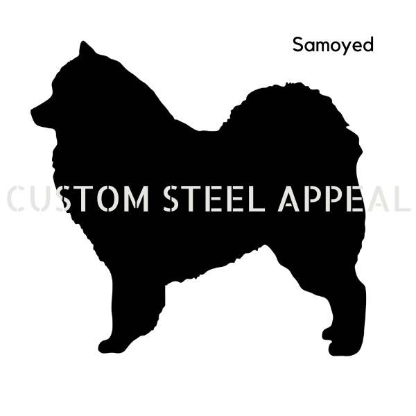 Samoyed Shut the Gate Dog Sign | Custom Steel Appeal