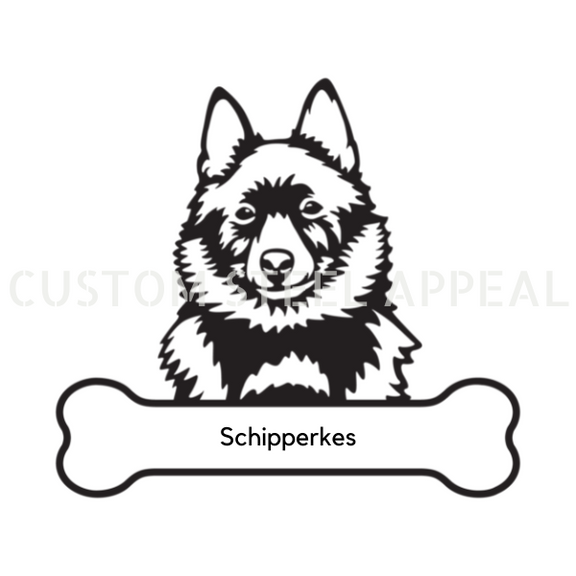 Schipperkes Dog Portrait Signs – Custom Steel Appeal