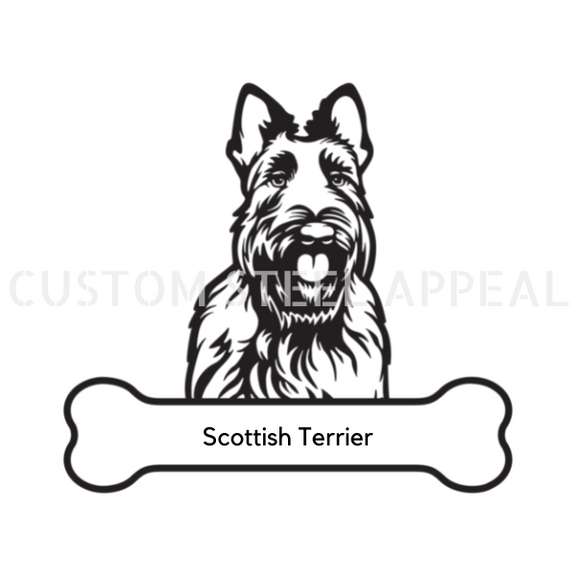 Scottish Terrier Dog Portrait Signs – Custom Steel Appeal
