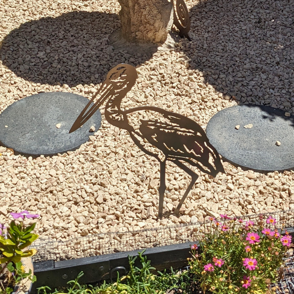 Black Necked Stork (Jabiru) | Australian Native Animal Garden Art ...