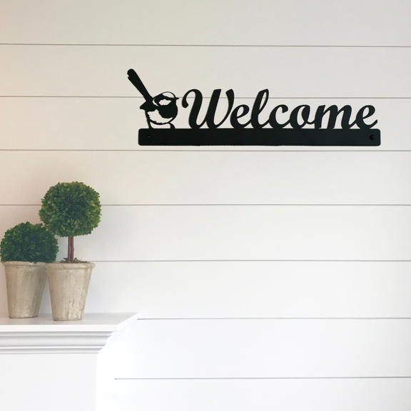 Wren Welcome Sign – Custom Steel Appeal