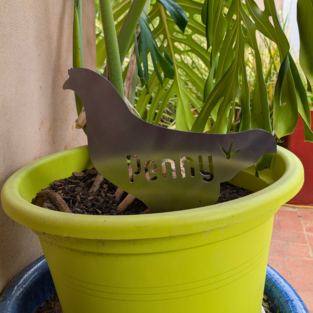 Custom Pet Chicken Memorial Idea | Grave Marker | Custom Steel Appeal