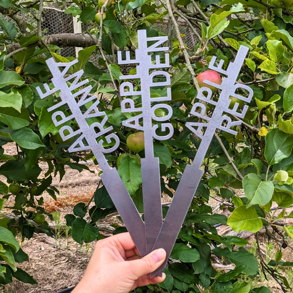 Fruit Tree & Plant Variant Labels – Custom Steel Appeal
