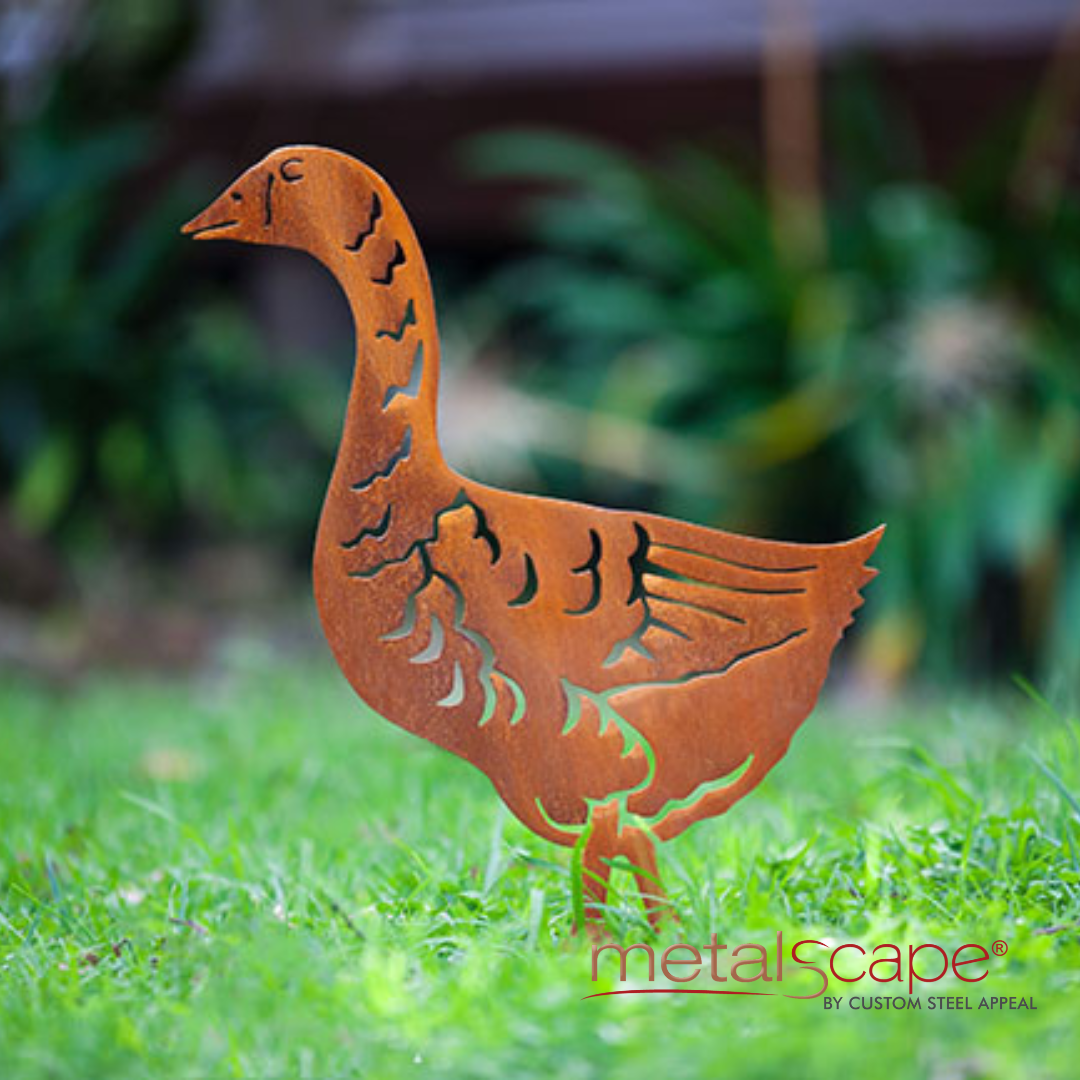 Goose on Spike – Custom Steel Appeal