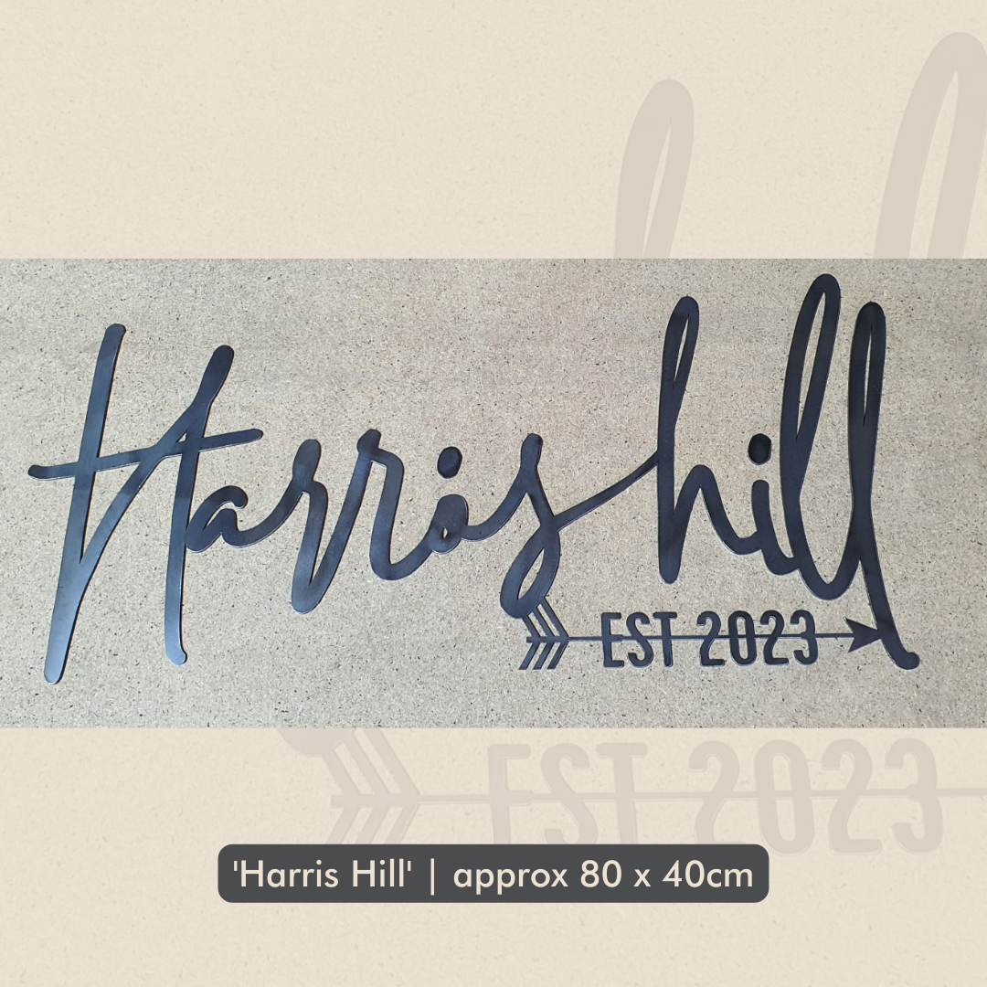 Custom House Signs Australia | Custom Steel Appeal