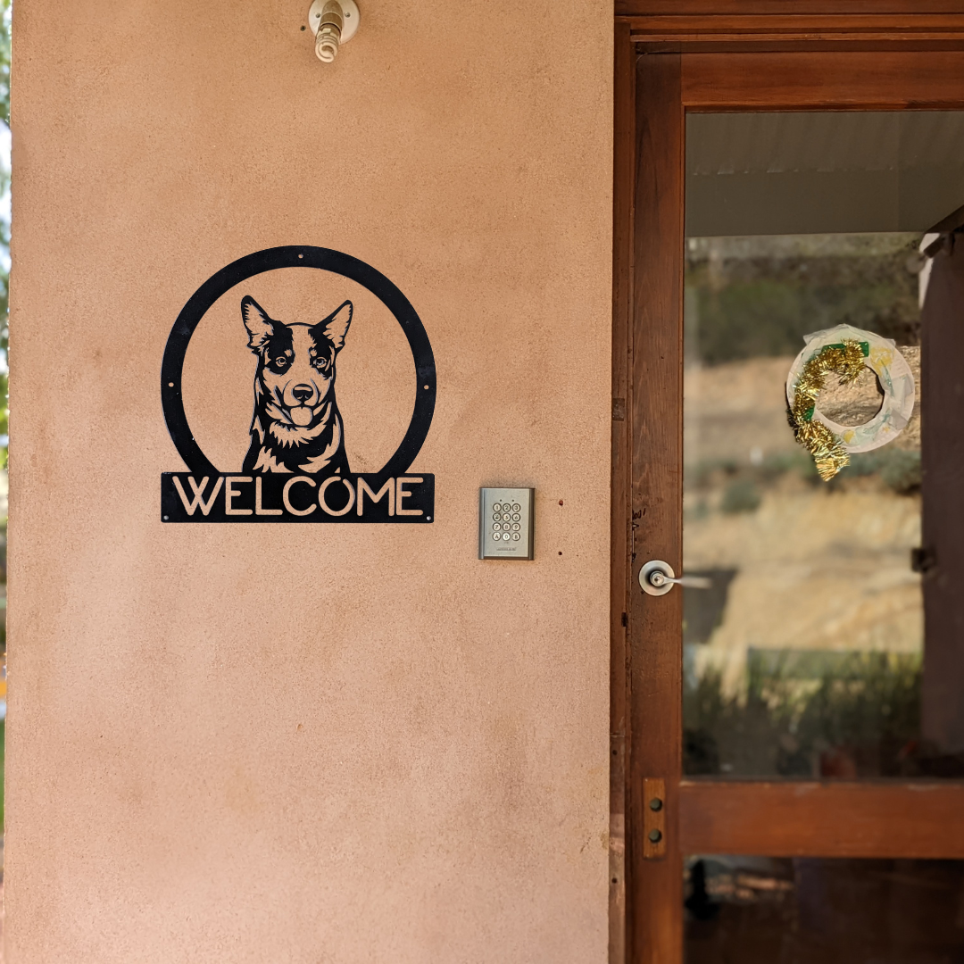 Australian Cattle Dog Portrait Signs – Custom Steel Appeal