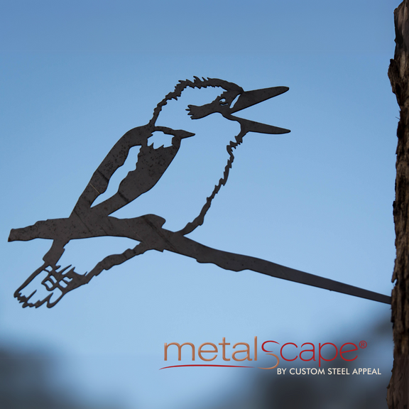 Laughing Kookaburra Tree Spike – Custom Steel Appeal