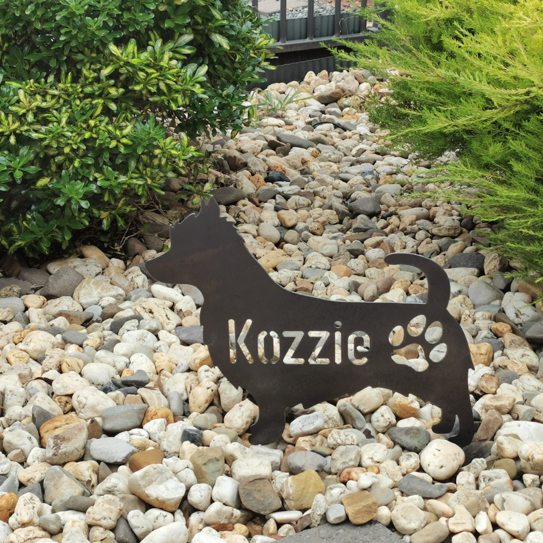 Custom Made Australian Terrier (Natural Tail) Dog Pet Memorial – Custom ...