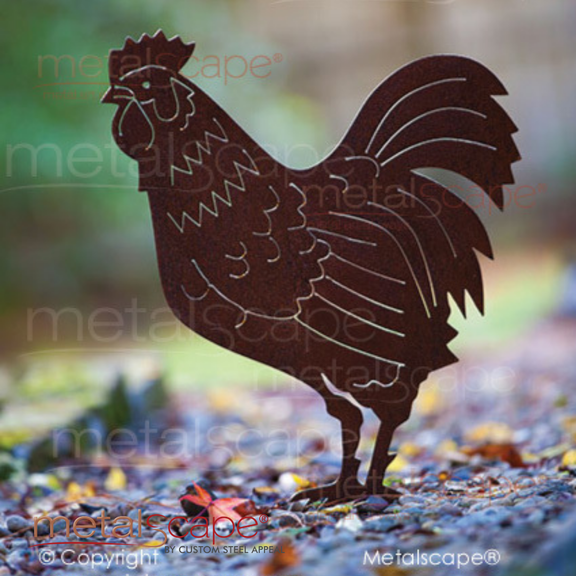 Rooster Standing – Custom Steel Appeal
