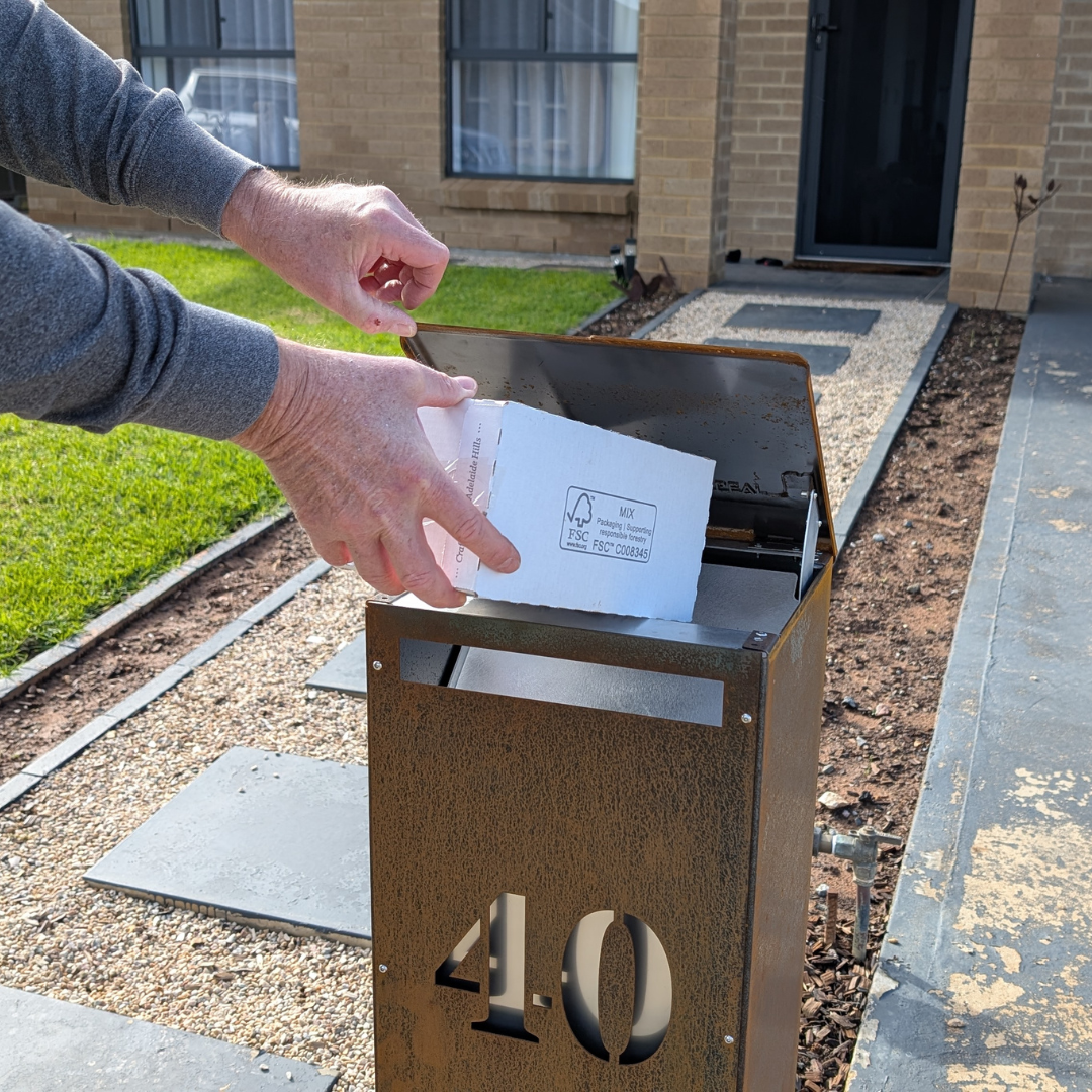 Letterbox - Acacia Flower – Custom Steel Appeal