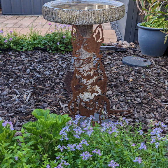 Australian Cattle Dog Garden Feature – Custom Steel Appeal