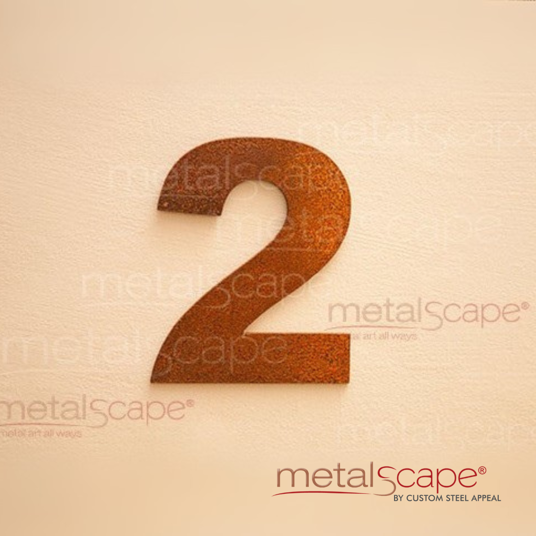 Solid House Numbers (150mm high) – Custom Steel Appeal