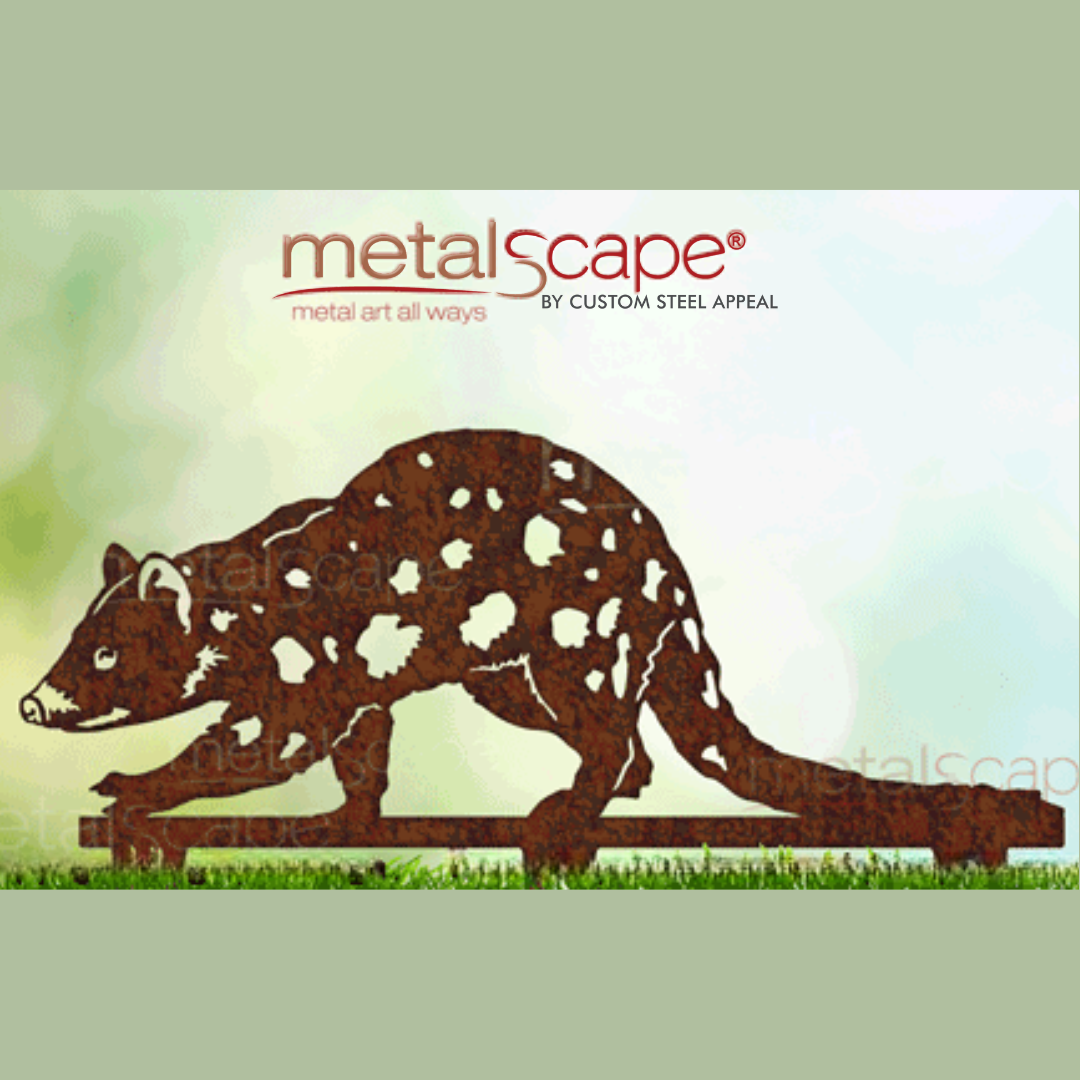 Eastern Spotted Quoll | Australian Native Animal Garden Art – Custom ...