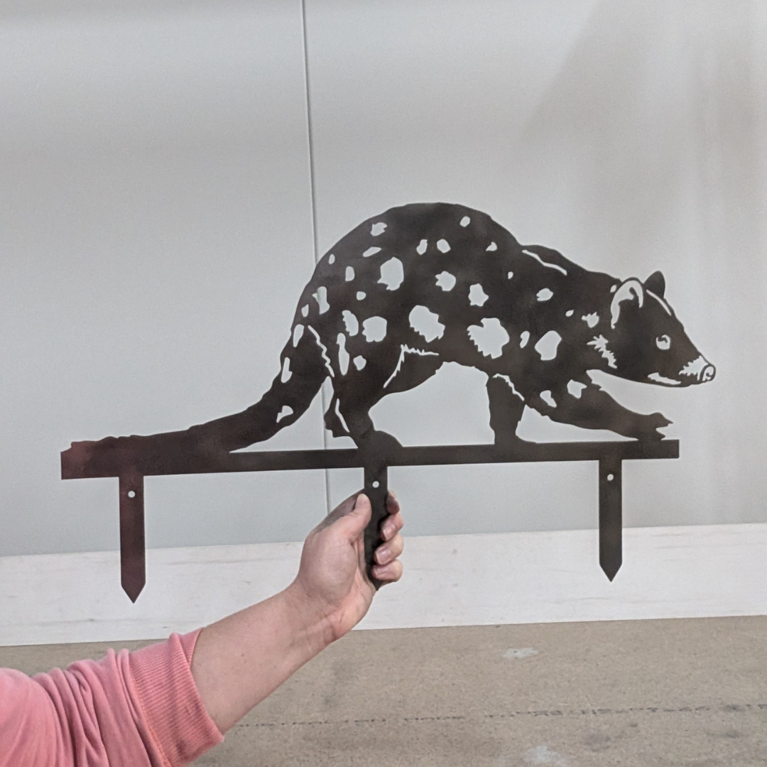 Eastern Spotted Quoll | Australian Native Animal Garden Art – Custom ...