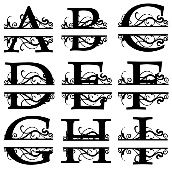 Split Letter Sign – Custom Steel Appeal