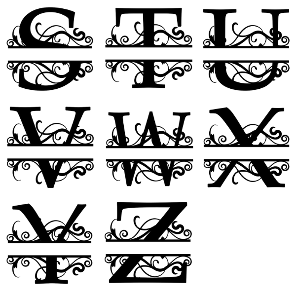 Split Letter Sign – Custom Steel Appeal
