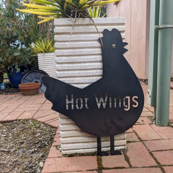 Chicken Sign | Custom Chook Yard Decoration – Custom Steel Appeal