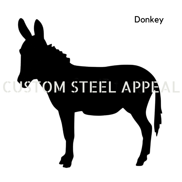 Shut the Gate Donkey Sign | Custom Made Metal Property Sign – Custom ...