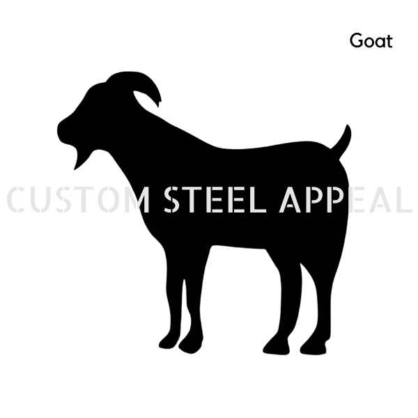 Shut the Gate Goat Sign – Custom Steel Appeal