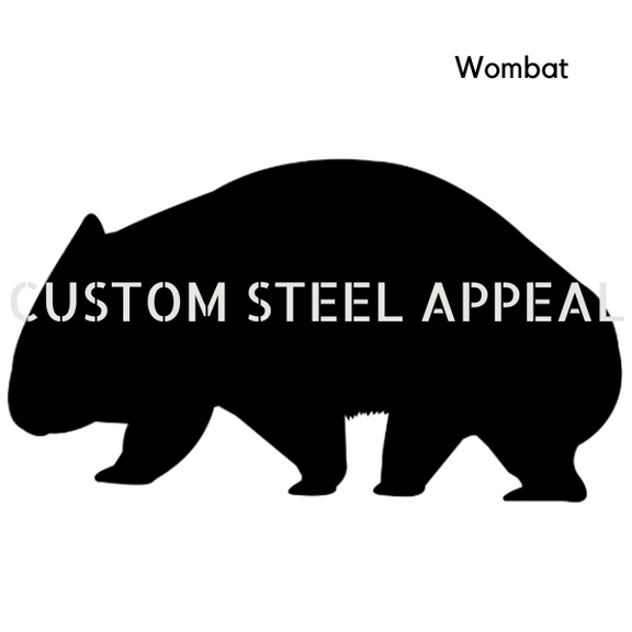 Shut the Gate Wombat Sign – Custom Steel Appeal