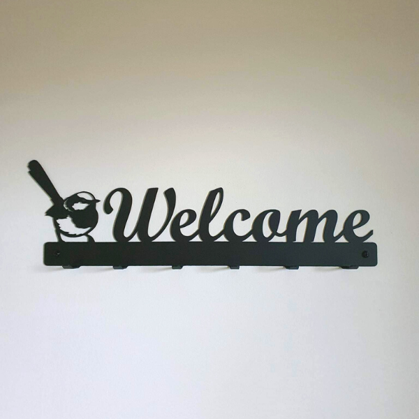 Welcome Hook Sign - Wren – Custom Steel Appeal