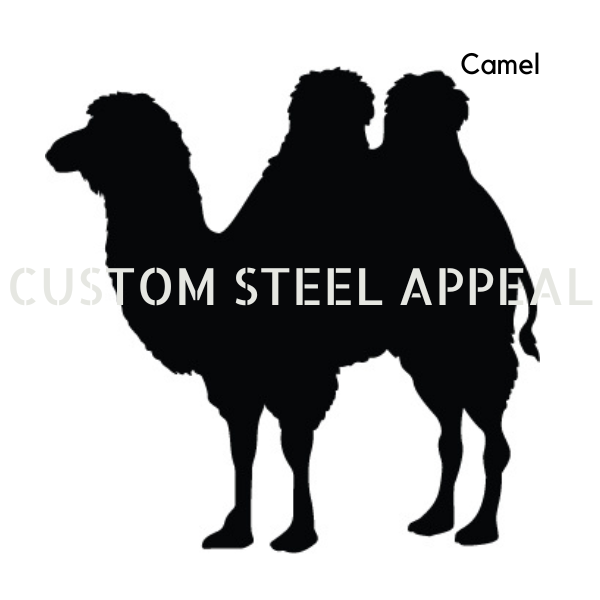 Shut the Gate Camel Sign – Custom Steel Appeal