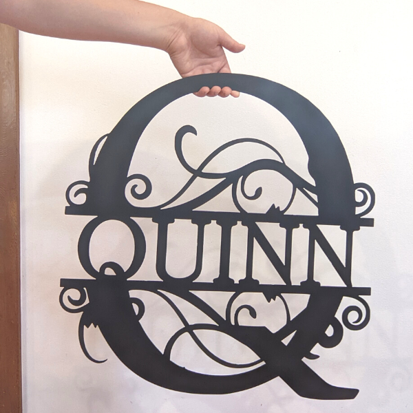 Split Letter Sign – Custom Steel Appeal