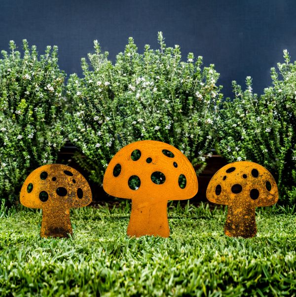 Toadstool Garden Ornament | Mushroom Metal Art | Made in Australia ...